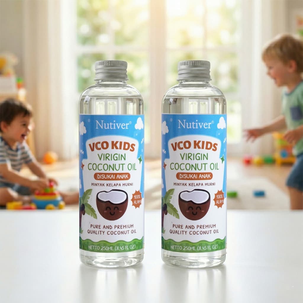 NUTIVER Paket Minyak MPASI Bayi 250ml 2 Pcs Minyak Kelapa Murni Extra ...